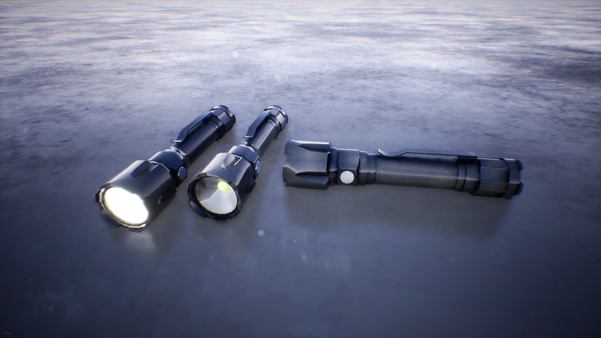 3D Flashlights 22 Variations Model - TurboSquid 1984314
