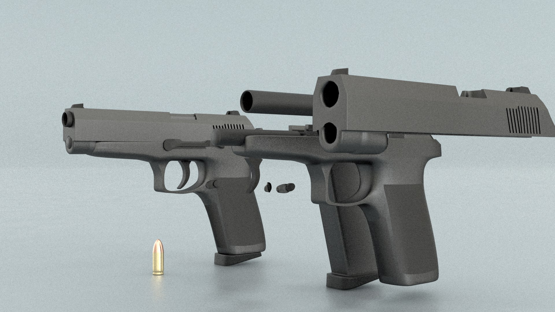 Laos Game Pistol 3D - TurboSquid 2034669