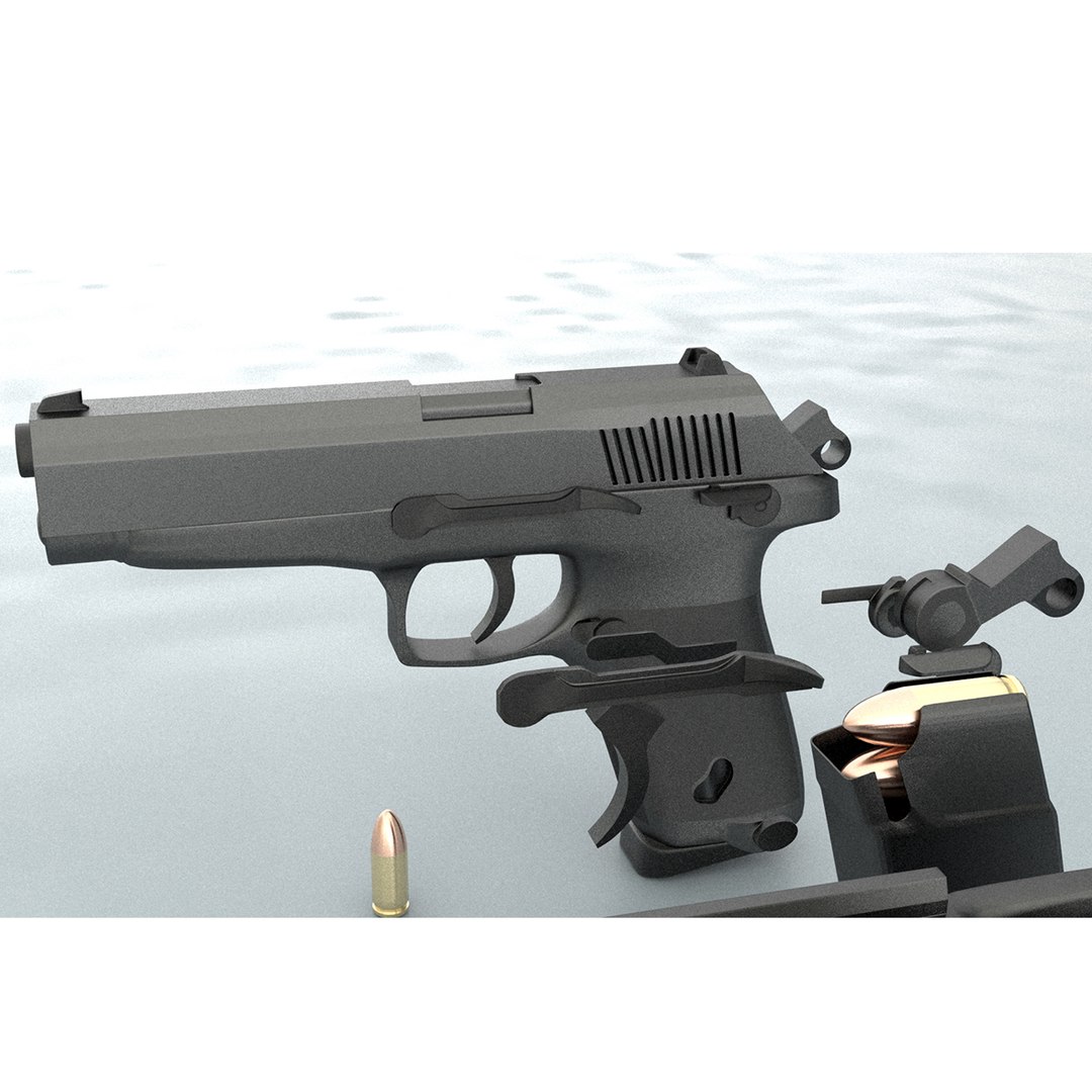 Laos Game Pistol 3D - TurboSquid 2034669