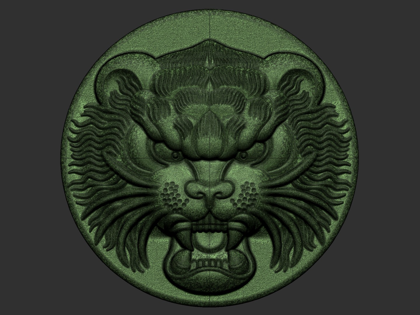 3D Tiger Head - TurboSquid 2179798