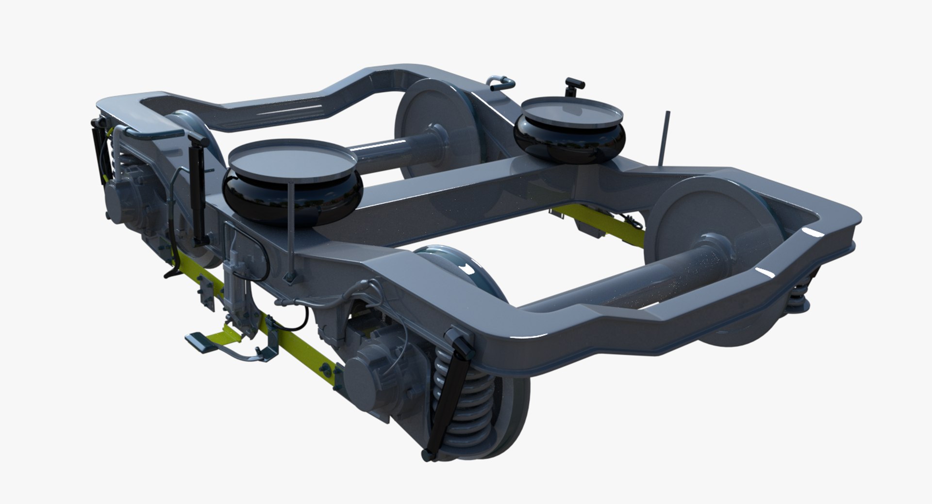 3D Model Metro Bogie Coupler - TurboSquid 1288068