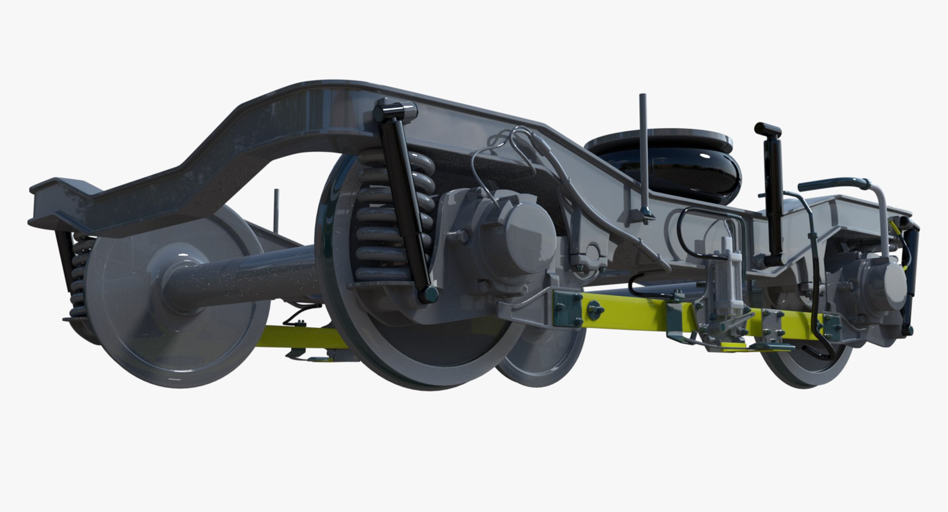 3D Model Metro Bogie Coupler - TurboSquid 1288068