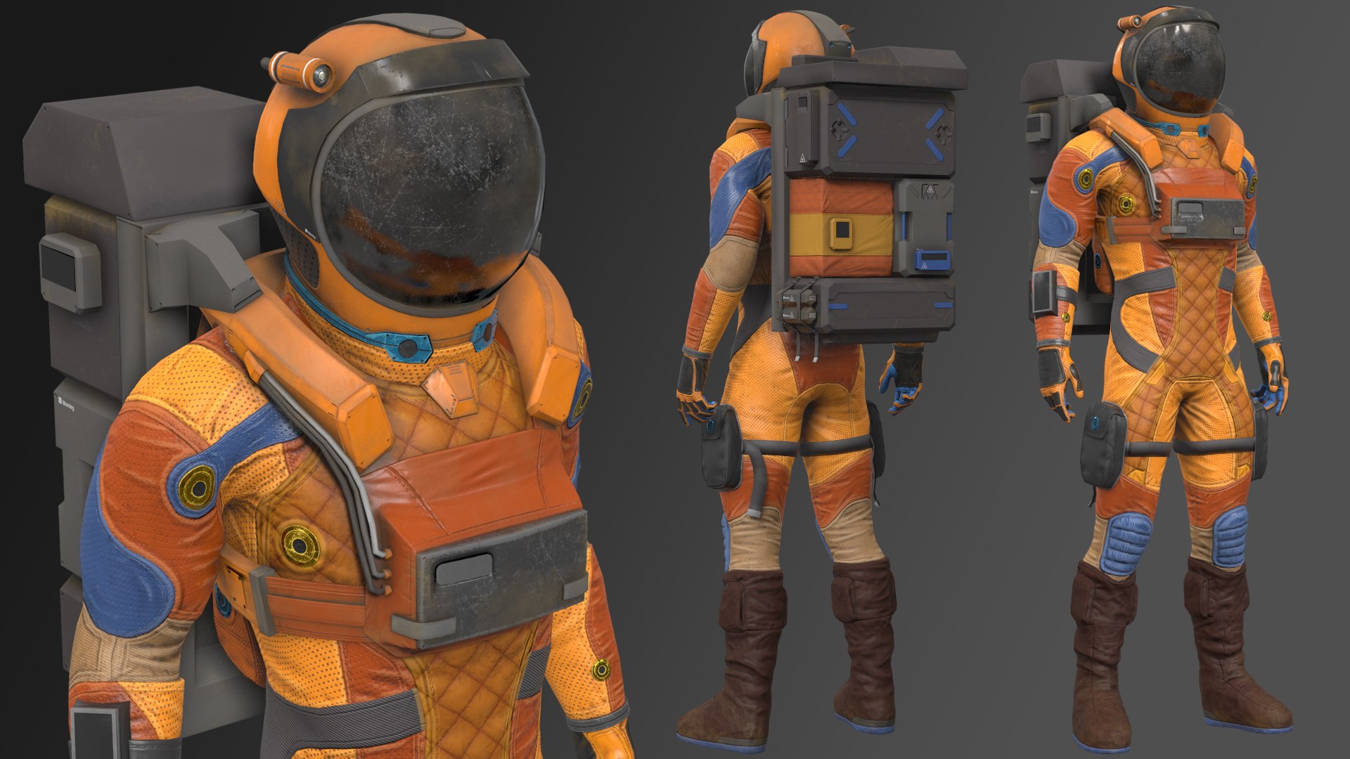 Suit Sci Fi 3D Model - TurboSquid 1366216