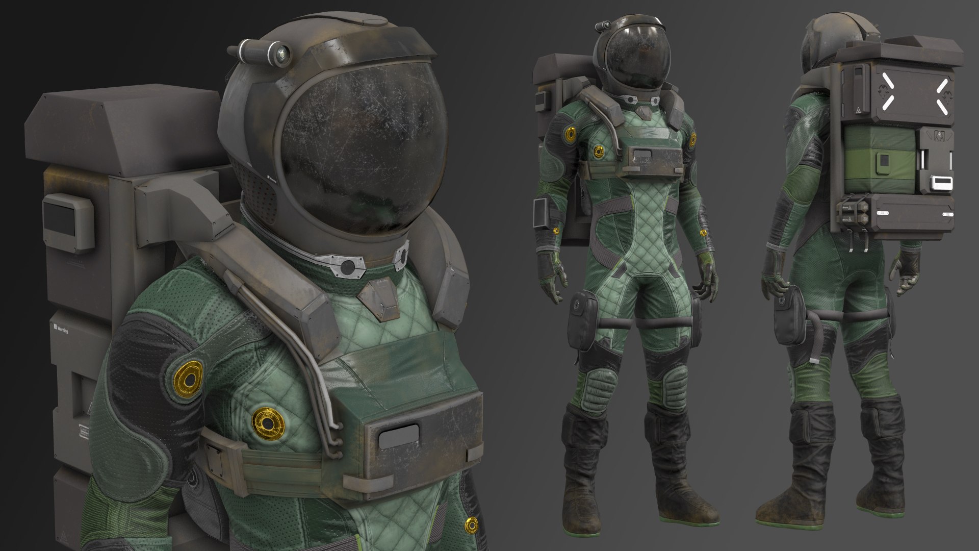 Suit Sci Fi 3D Model - TurboSquid 1366216