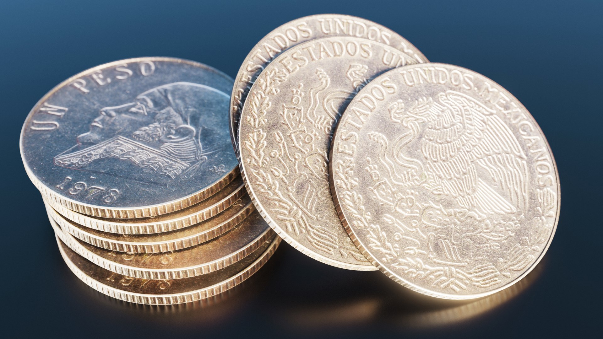 Mexican One Peso Coin 3D Model - TurboSquid 2404651