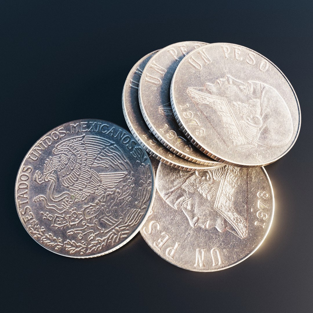 Mexican One Peso Coin 3D Model - TurboSquid 2404651