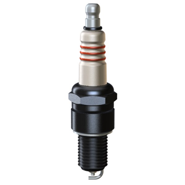 3d model of spark plug