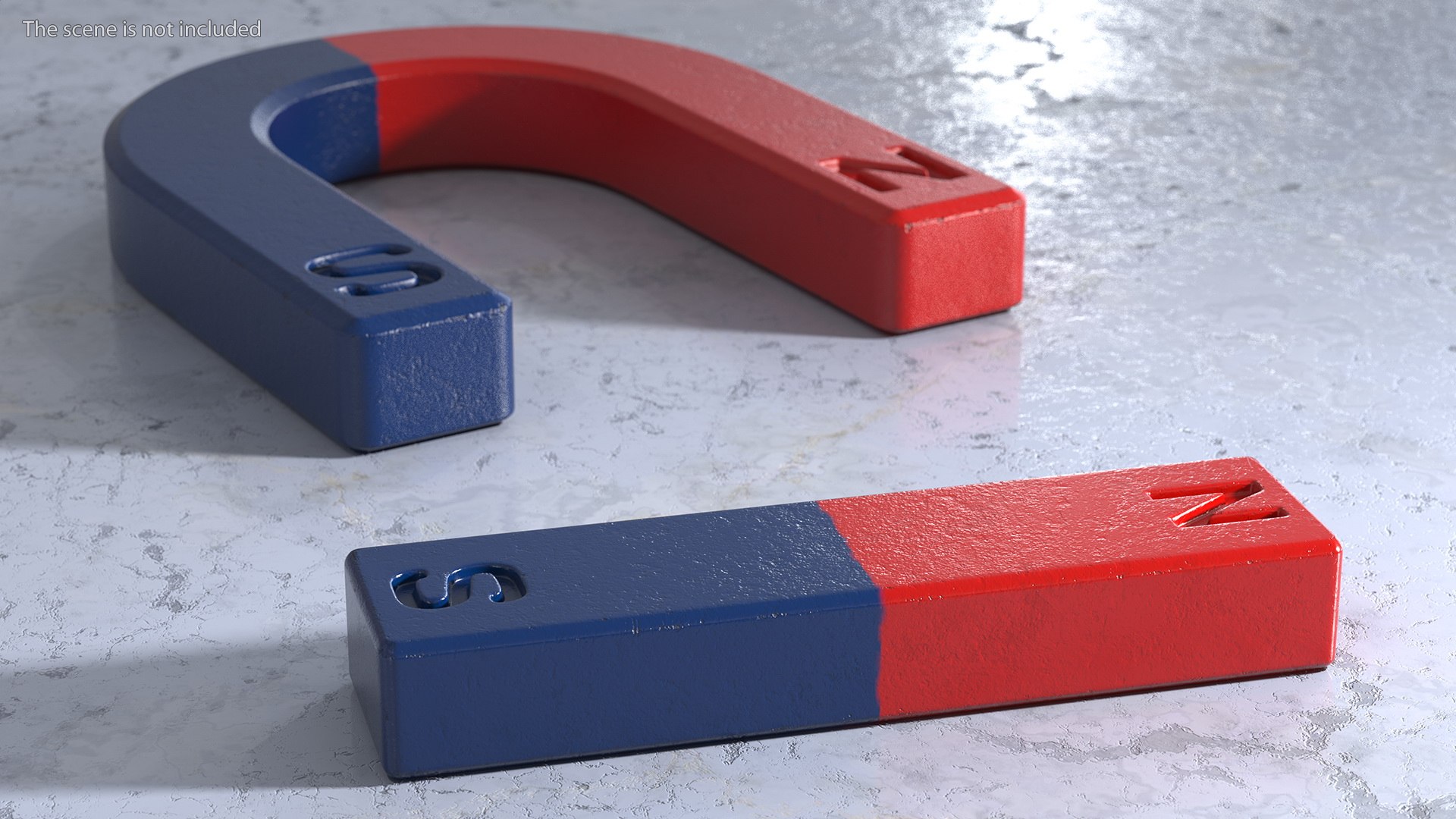 3D Horseshoe Magnet Model - TurboSquid 1707202