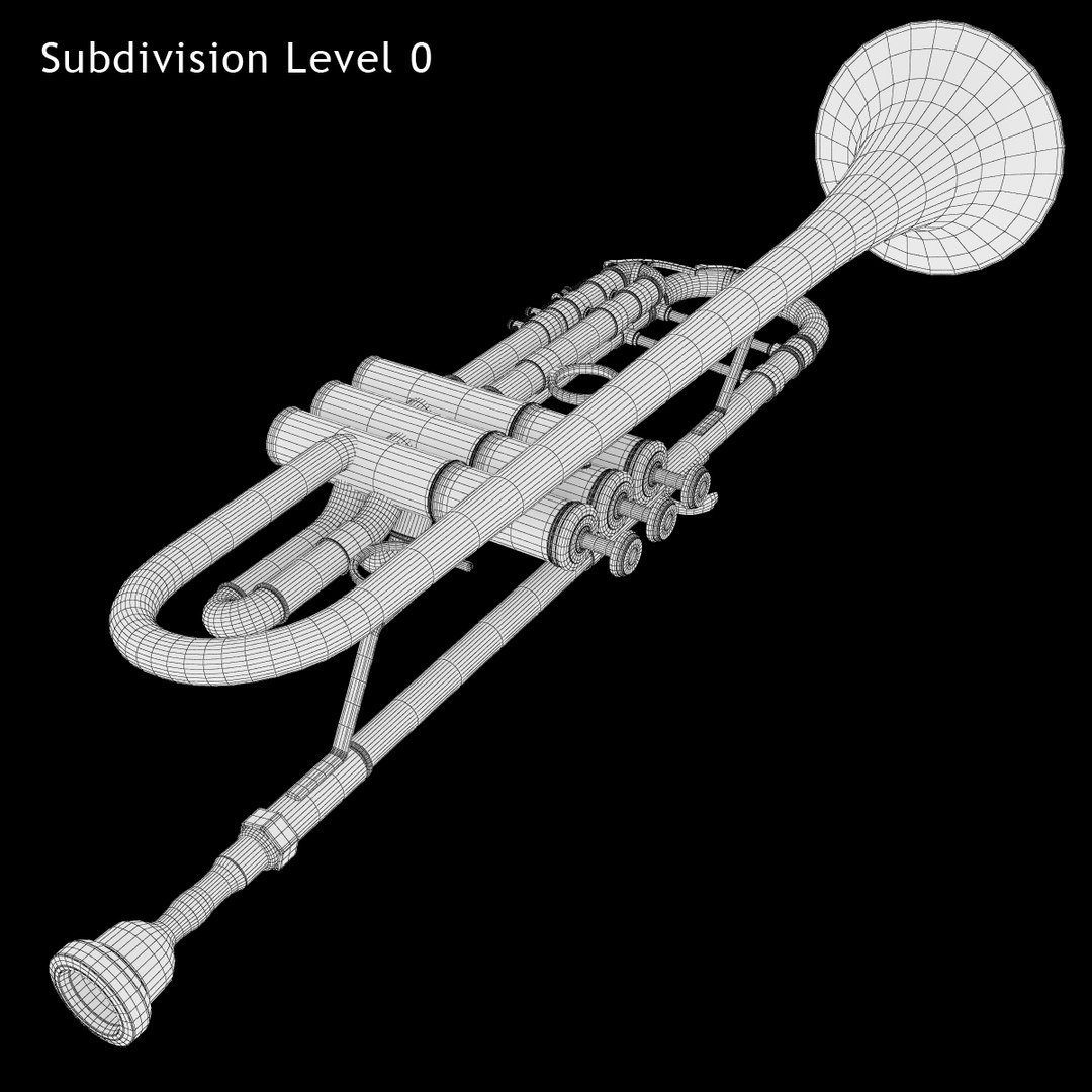 3d Trumpet Model