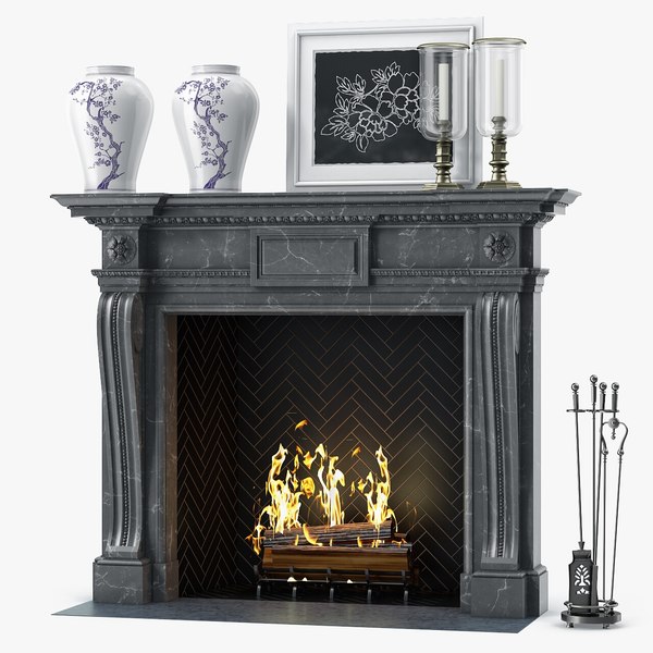 fireplace classic 3d model