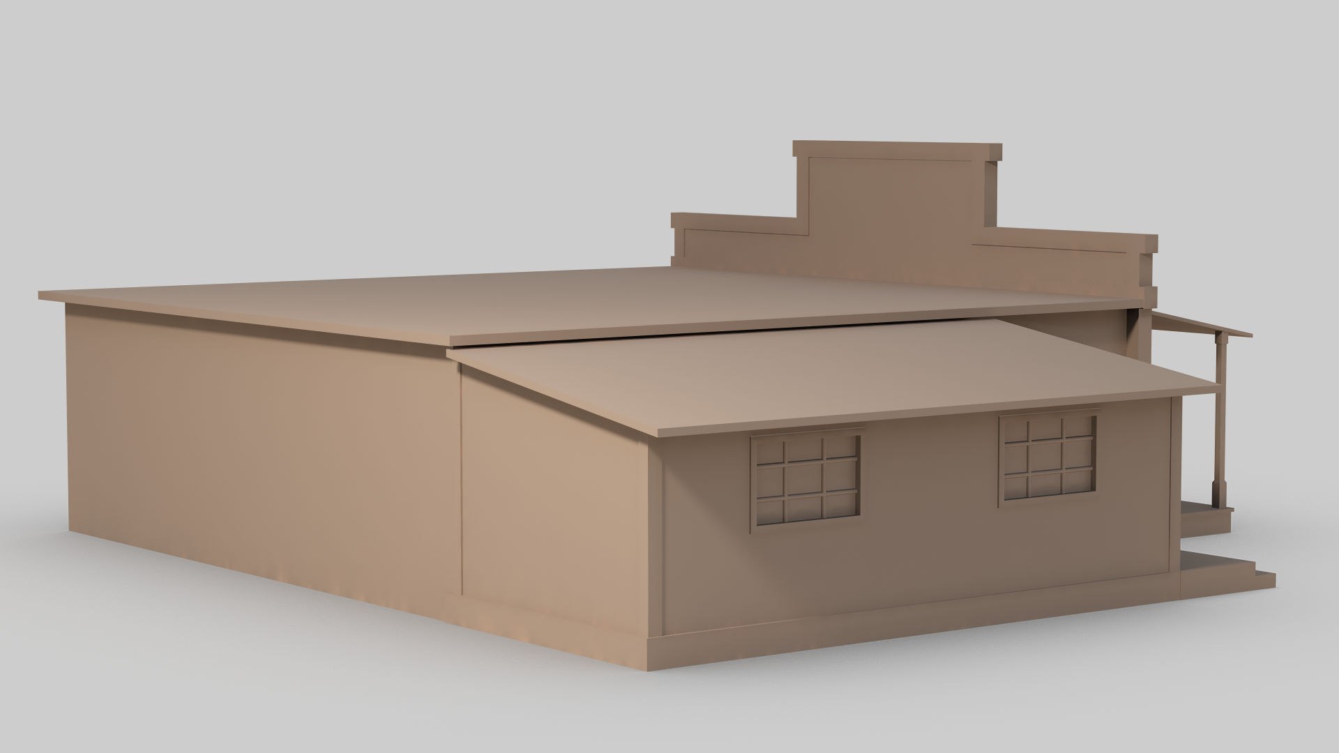 3D Wild West General Store Model - TurboSquid 2236607