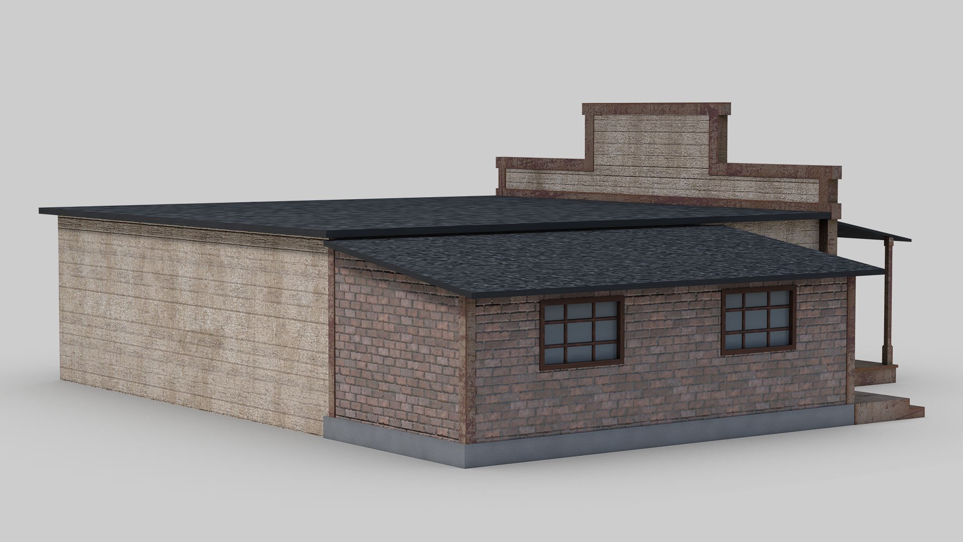 3D Wild West General Store Model - TurboSquid 2236607