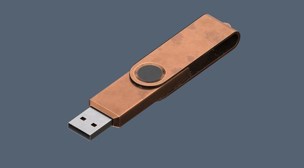 3d usb-stick pbr high-poly
