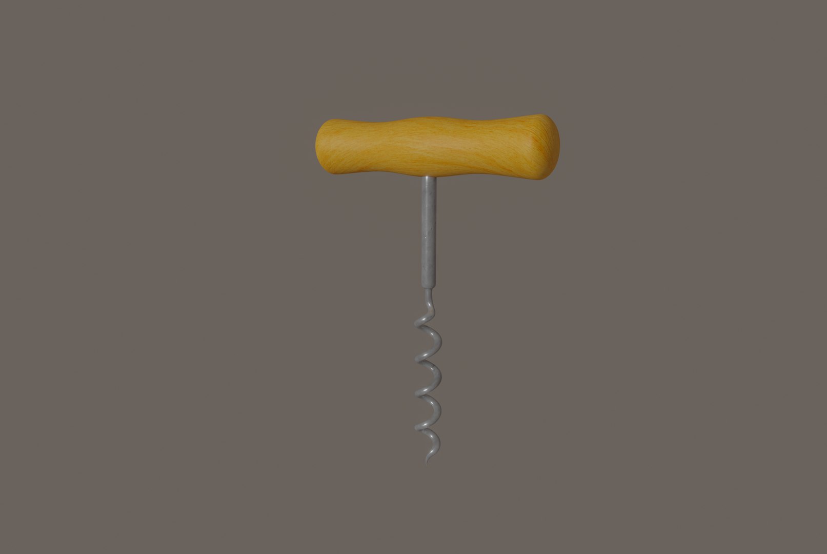 3D model corkscrew screw cork - TurboSquid 1610605