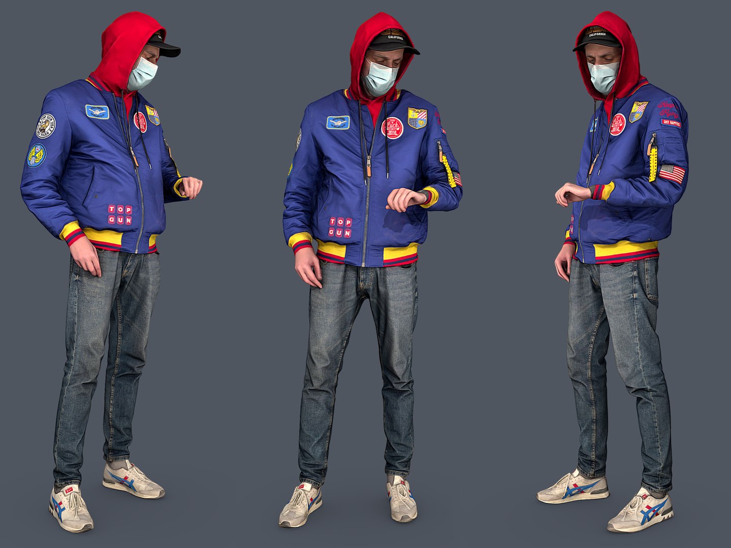 Cheeky Masked Guy 3D Model - TurboSquid 1846318