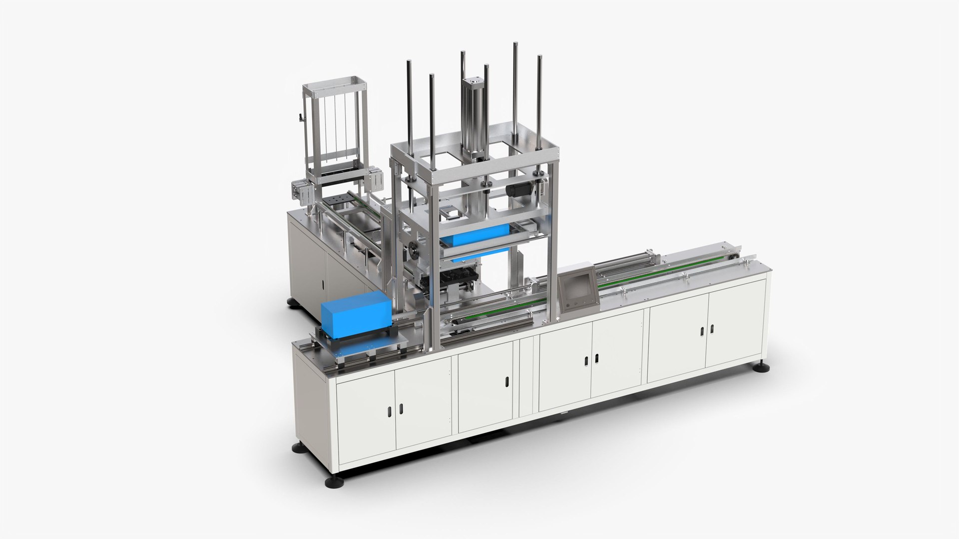 3D Automatic Battery Dispensing And Capping Assembly Line - TurboSquid ...