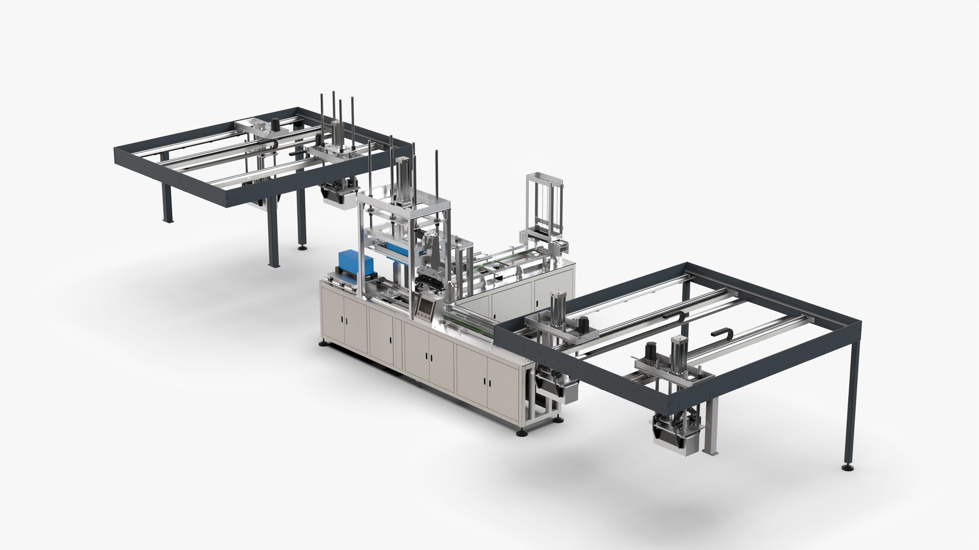 3D Automatic Battery Dispensing And Capping Assembly Line - TurboSquid ...