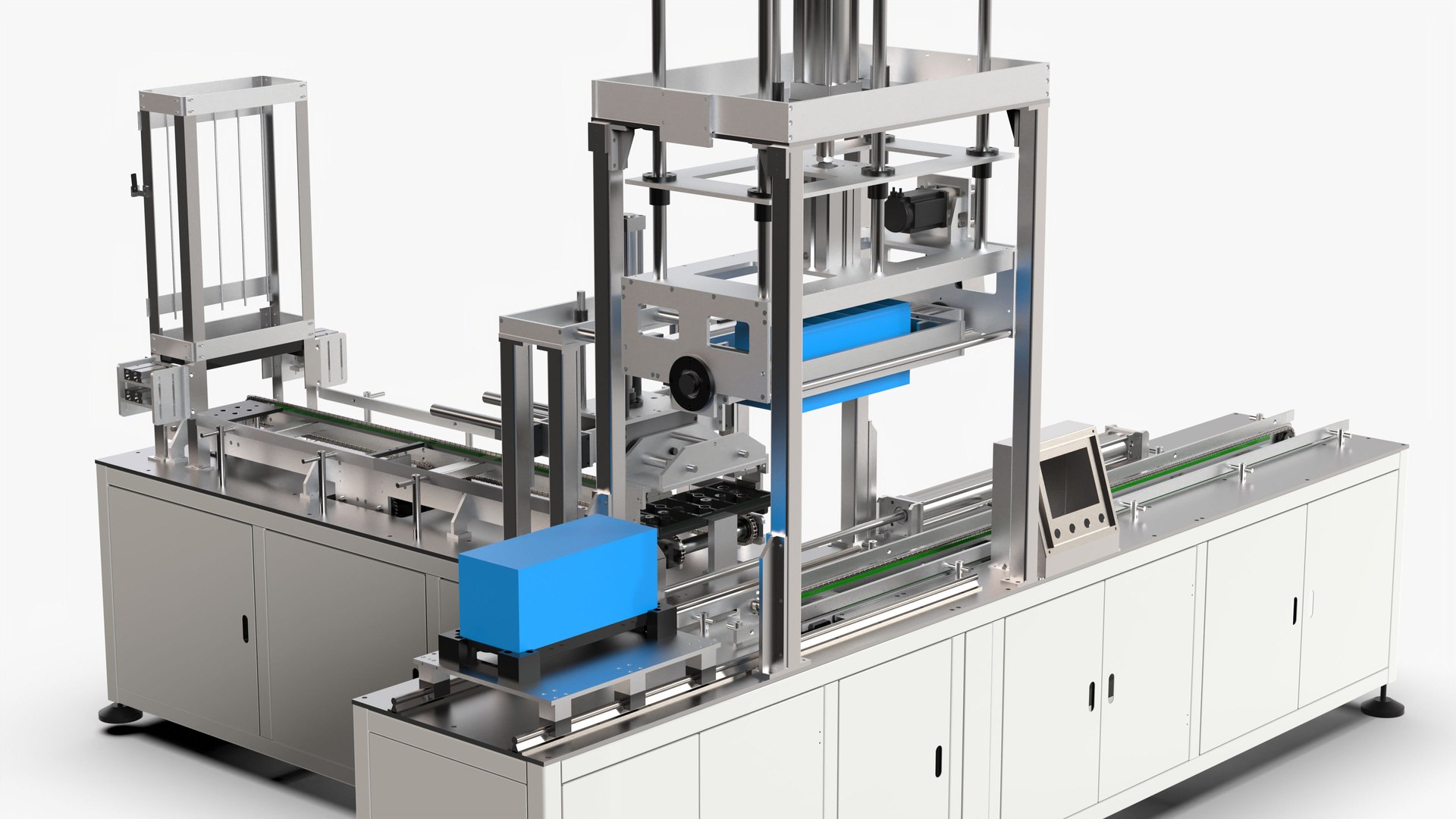 3D Automatic Battery Dispensing And Capping Assembly Line - TurboSquid ...