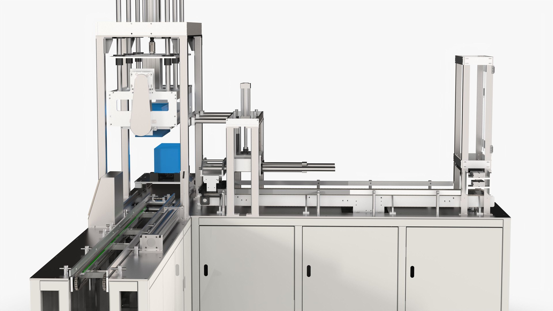 3D Automatic Battery Dispensing And Capping Assembly Line - TurboSquid ...