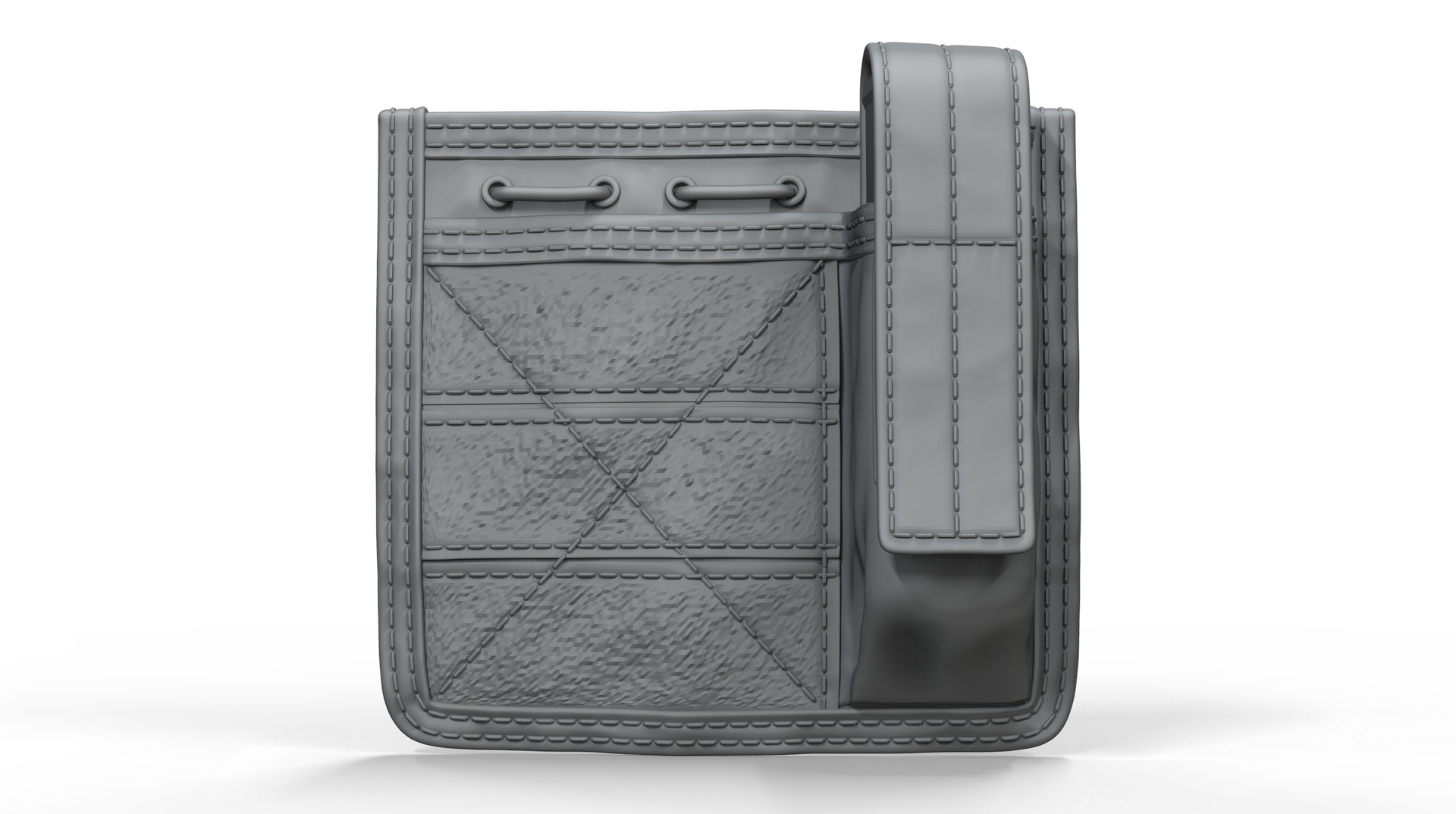 3D Model Zbrush Tactical Admin Pouch - TurboSquid 1652345