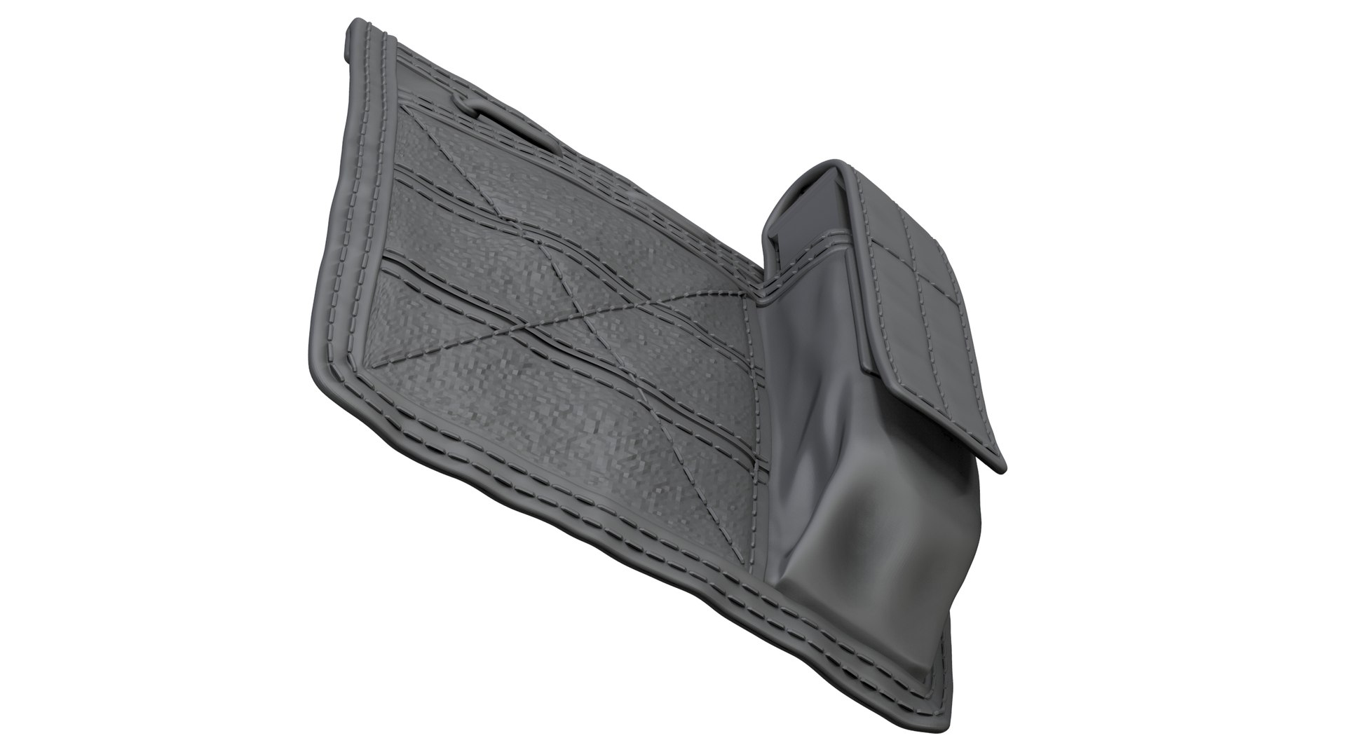 3D Model Zbrush Tactical Admin Pouch - TurboSquid 1652345