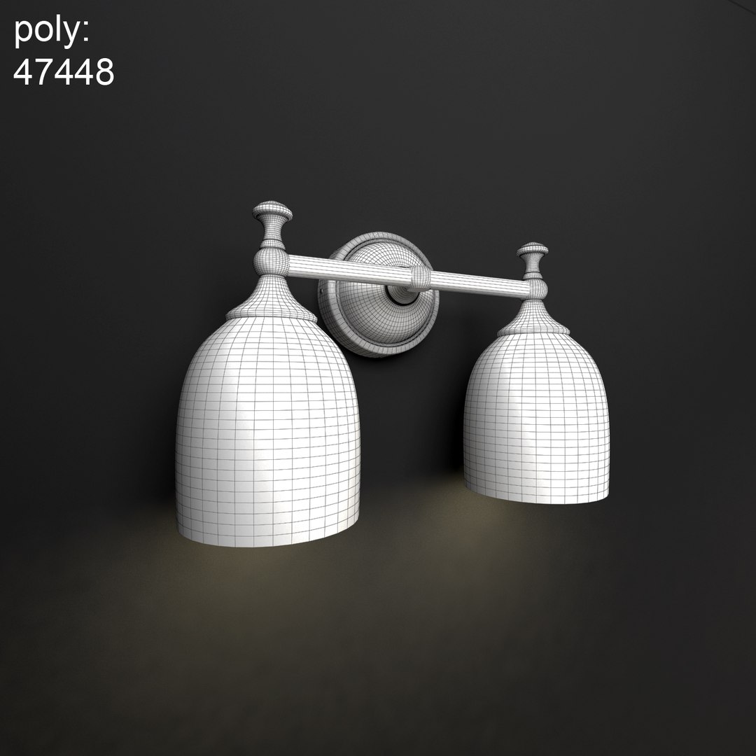 Mercer double sconce 3D model - TurboSquid 1305967