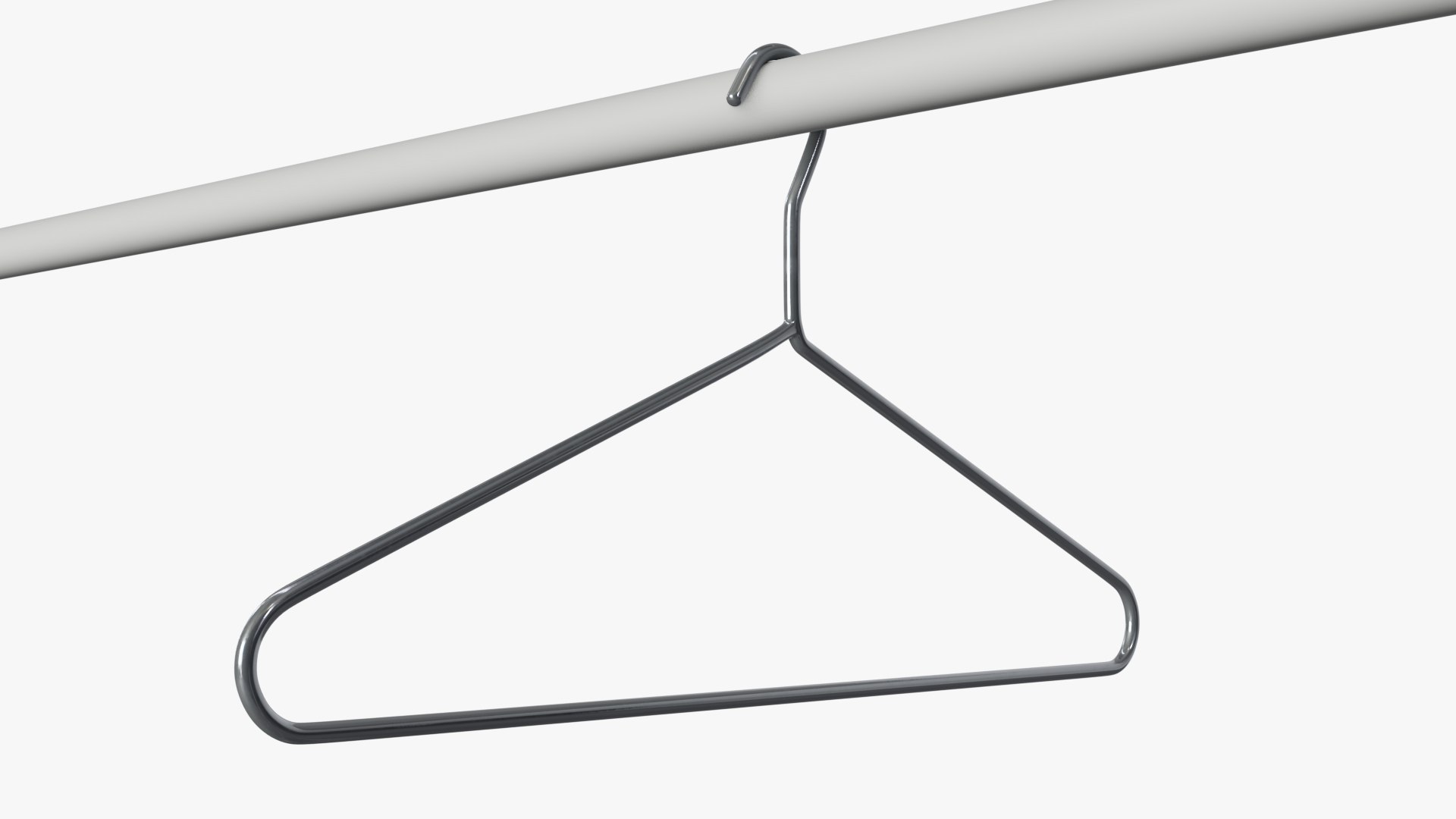 Free Chrome Metal Hanger 3D Model - TurboSquid 2020741