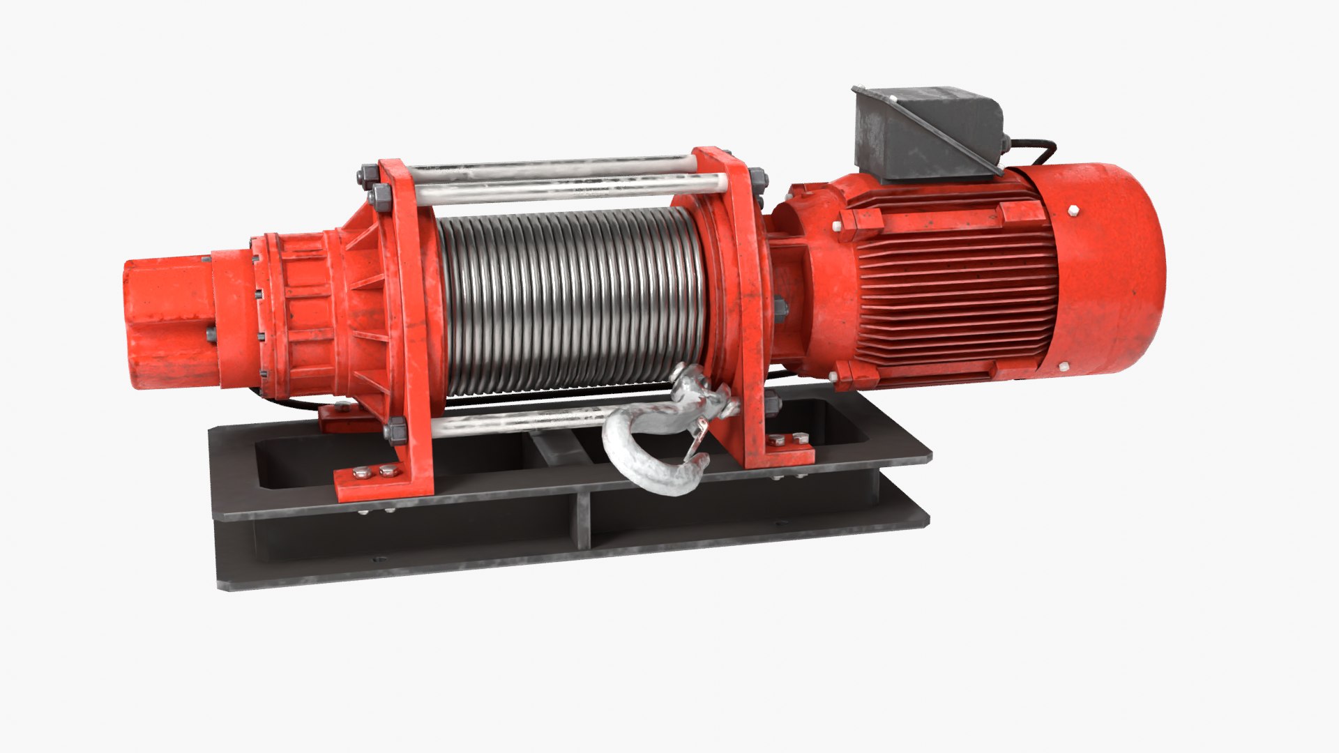 Electric Winch 3D Model - TurboSquid 2106948
