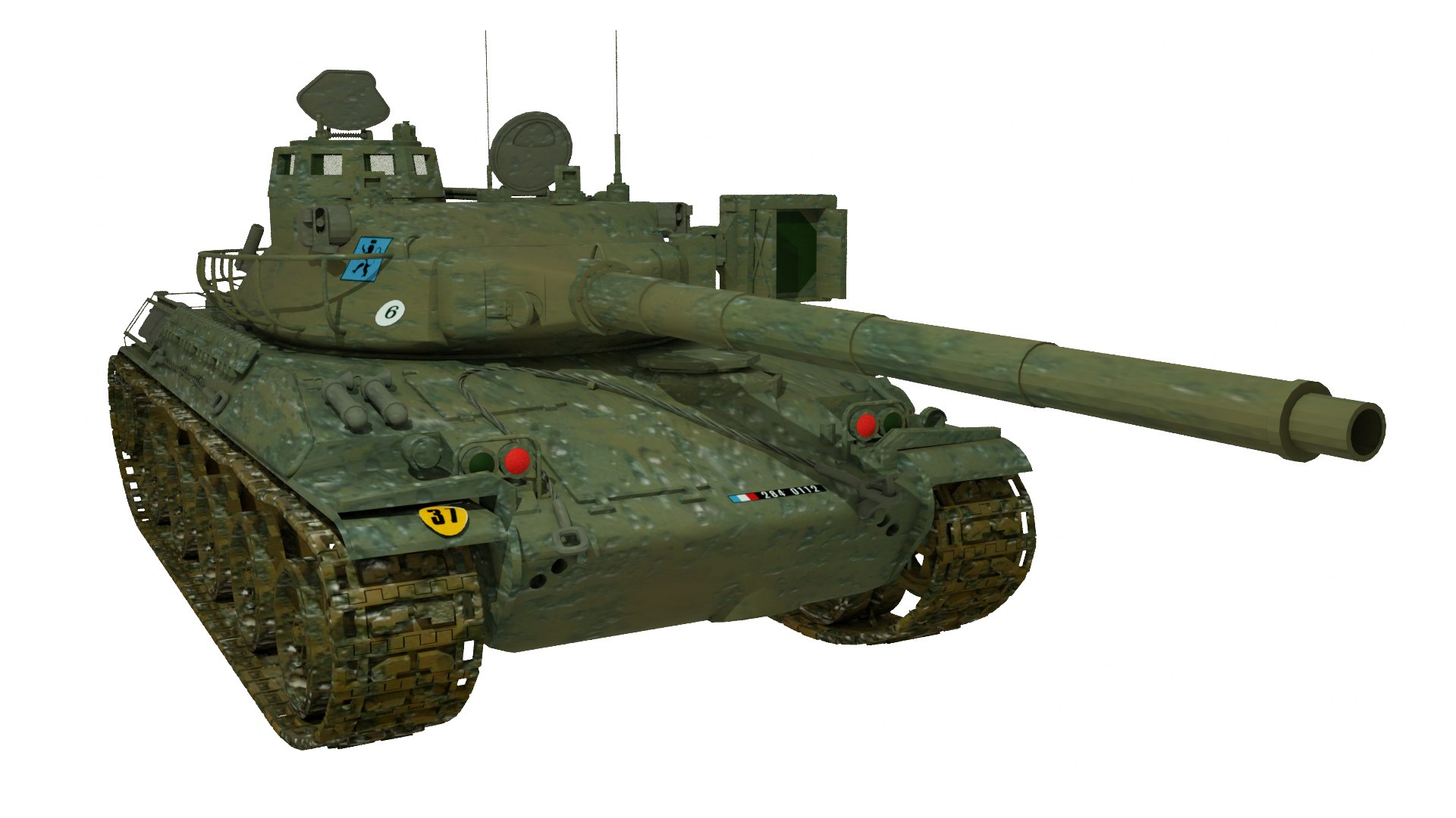AMX 30 Tank Model - TurboSquid 1789659