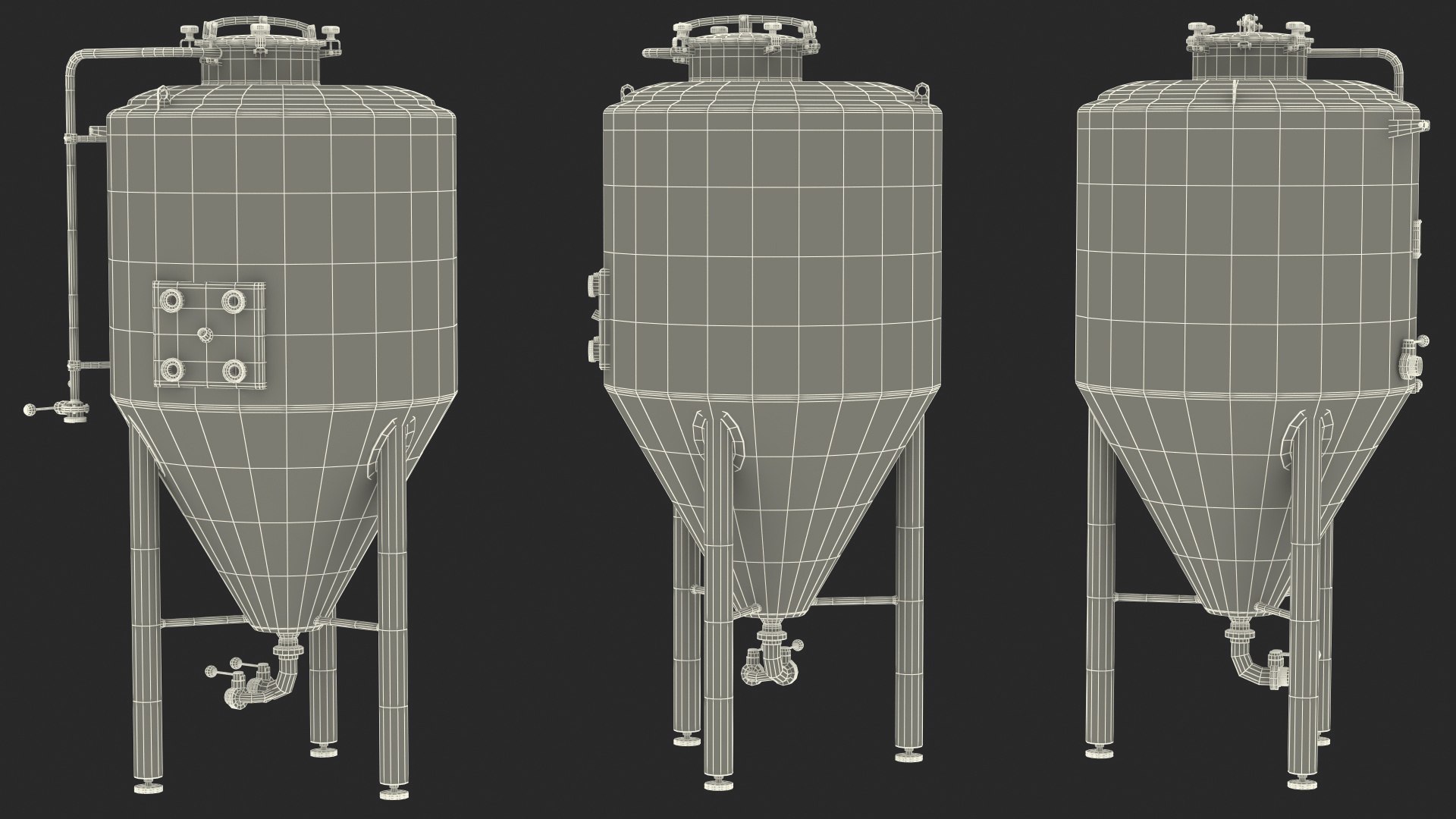 3D brewery fermentation tank brewing model - TurboSquid 1591026
