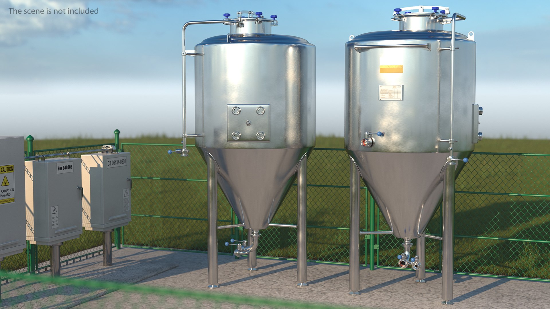 3D Brewery Fermentation Tank Brewing Model - TurboSquid 1591026
