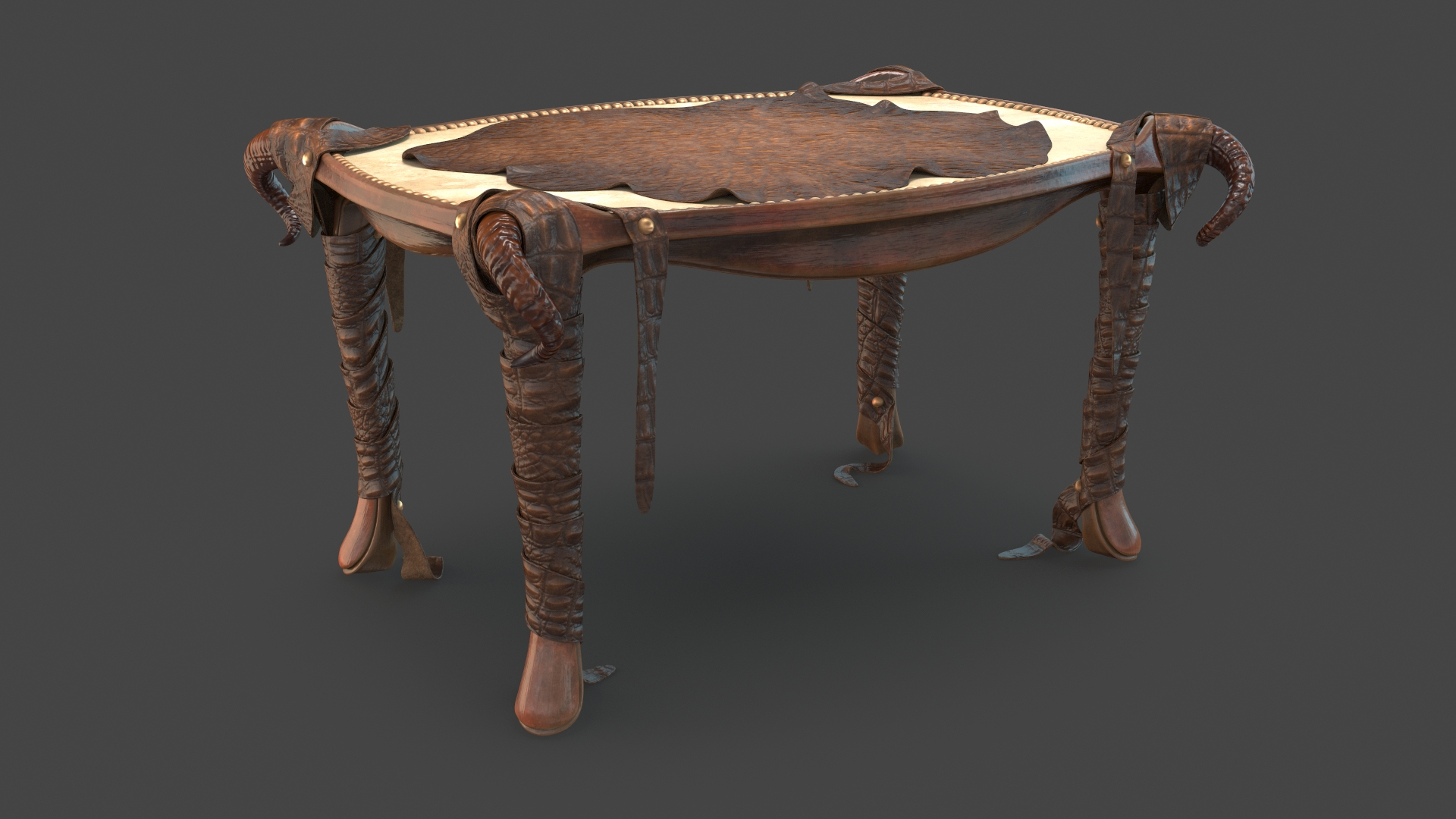 Infernal Furniture Animal Table 3D Model - TurboSquid 1658343