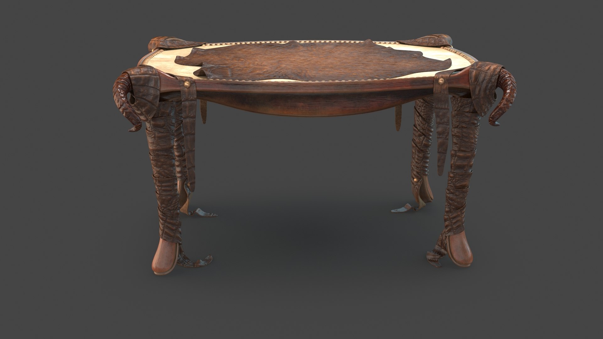 Infernal Furniture Animal Table 3D Model - TurboSquid 1658343