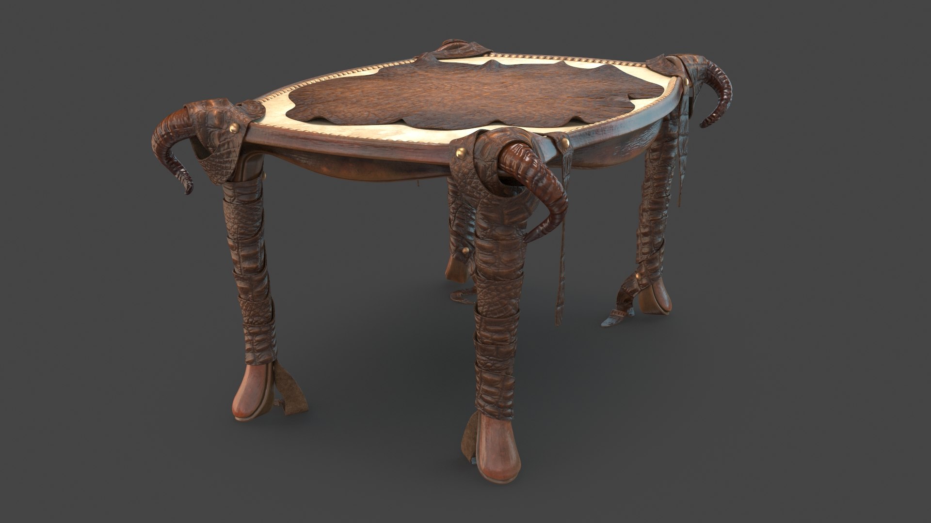 Infernal Furniture Animal Table 3D Model - TurboSquid 1658343