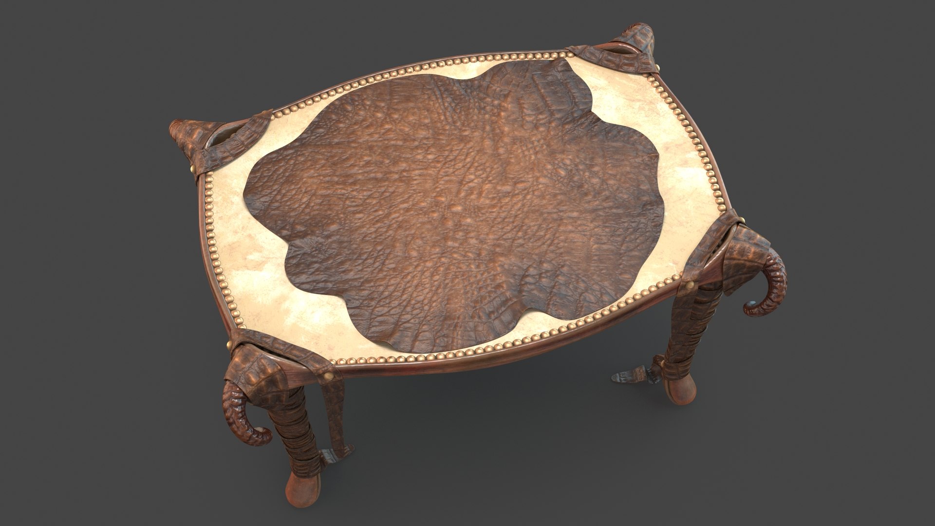 Infernal Furniture Animal Table 3D Model - TurboSquid 1658343