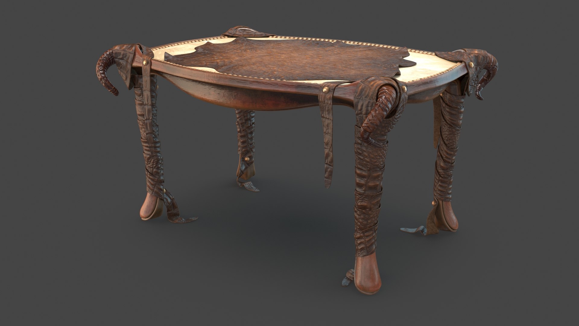 Infernal Furniture Animal Table 3D Model - TurboSquid 1658343