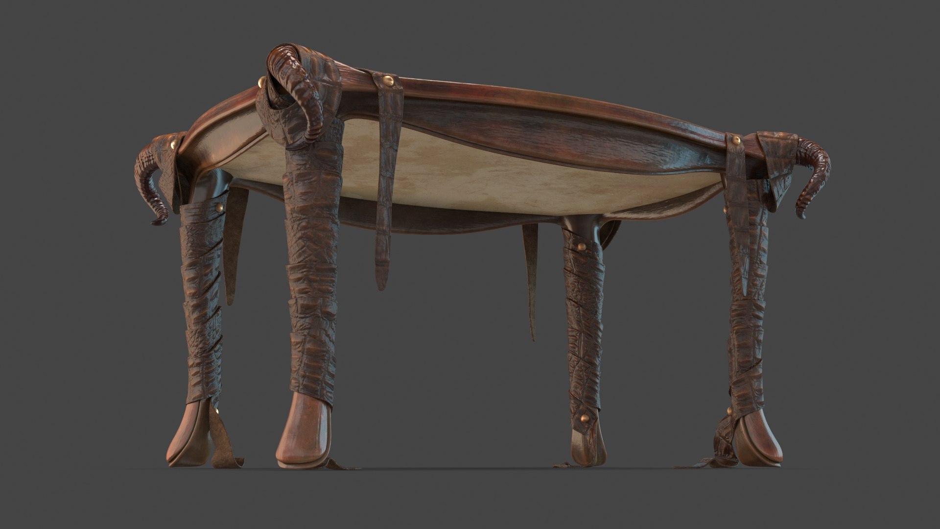 Infernal Furniture Animal Table 3D Model - TurboSquid 1658343