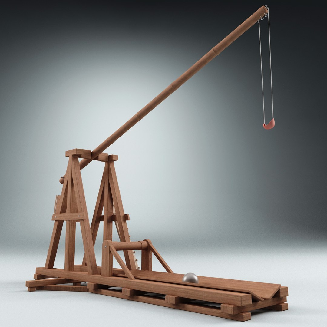 trebushet modelled c4d