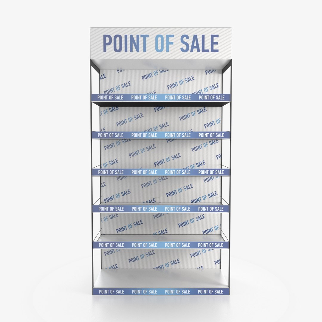 3D Model Display Rack - TurboSquid 1361625