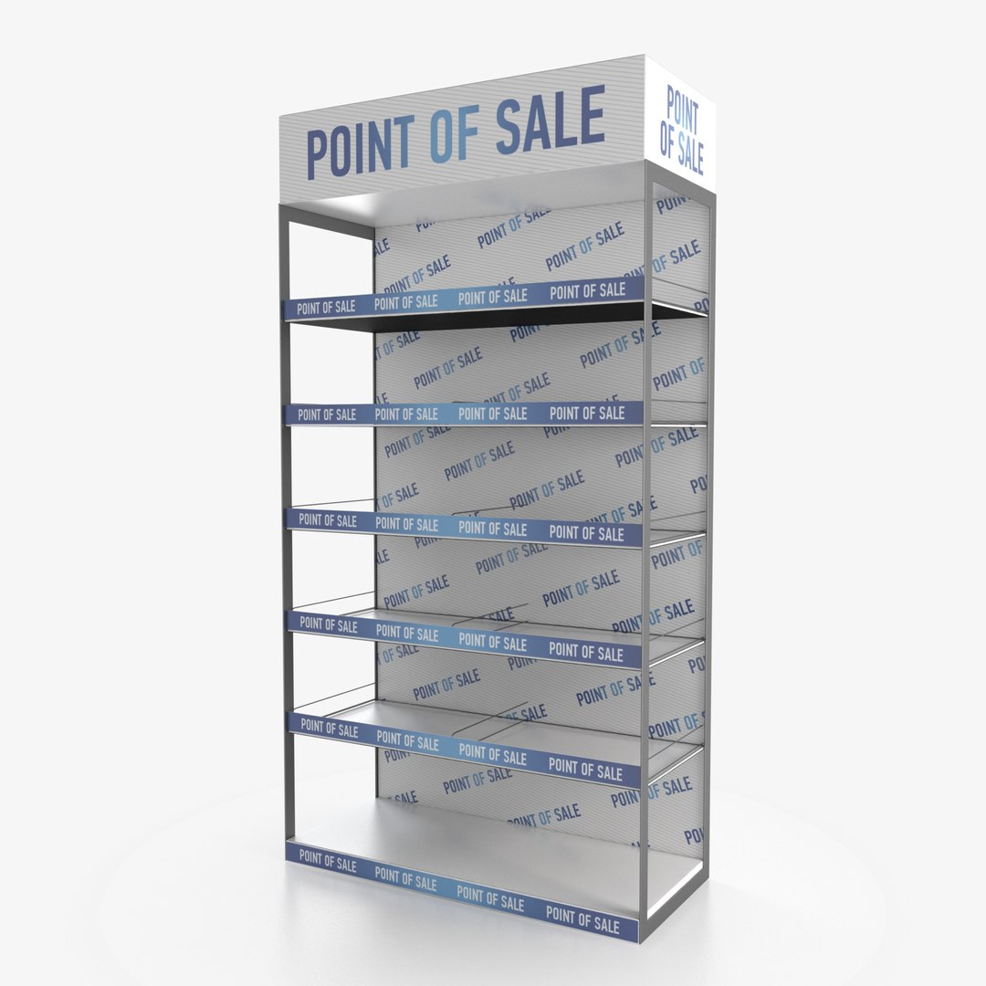 3D Model Display Rack - TurboSquid 1361625