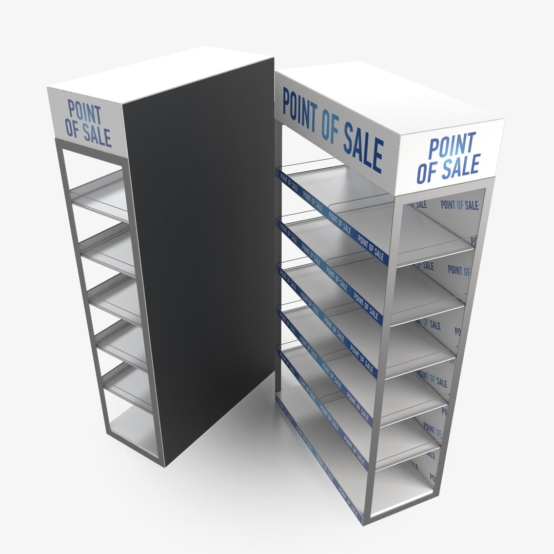 3D Model Display Rack - TurboSquid 1361625