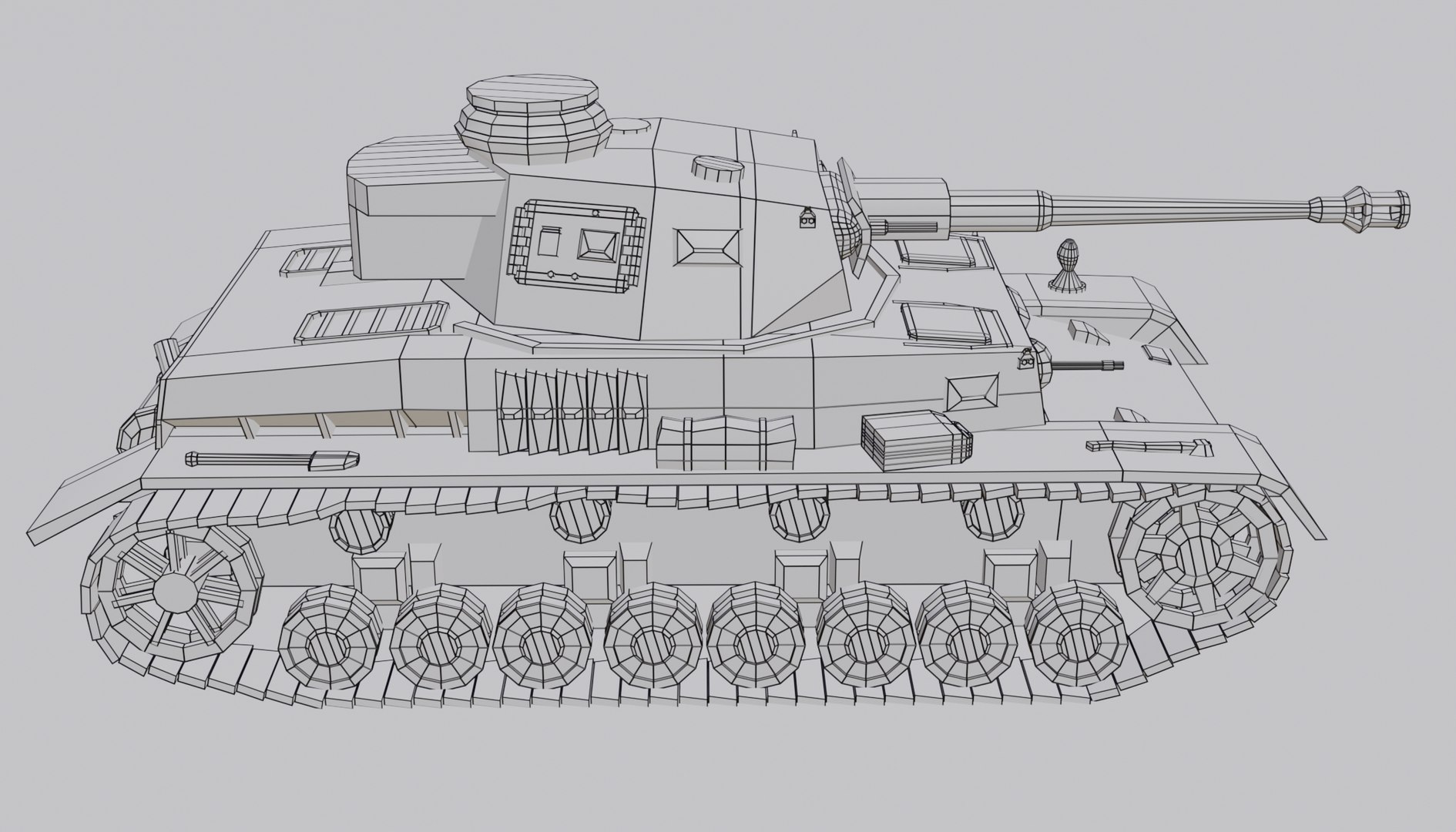 3D model panzer iv german ww2 - TurboSquid 1611174