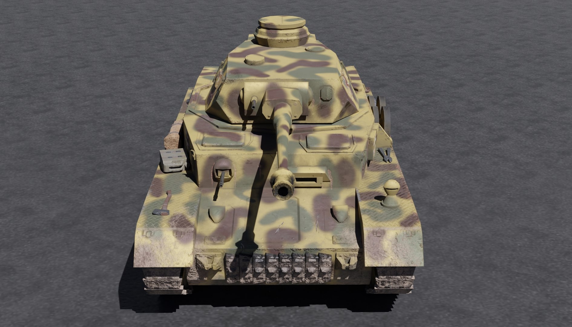 3D Model Panzer Iv German Ww2 - TurboSquid 1611174