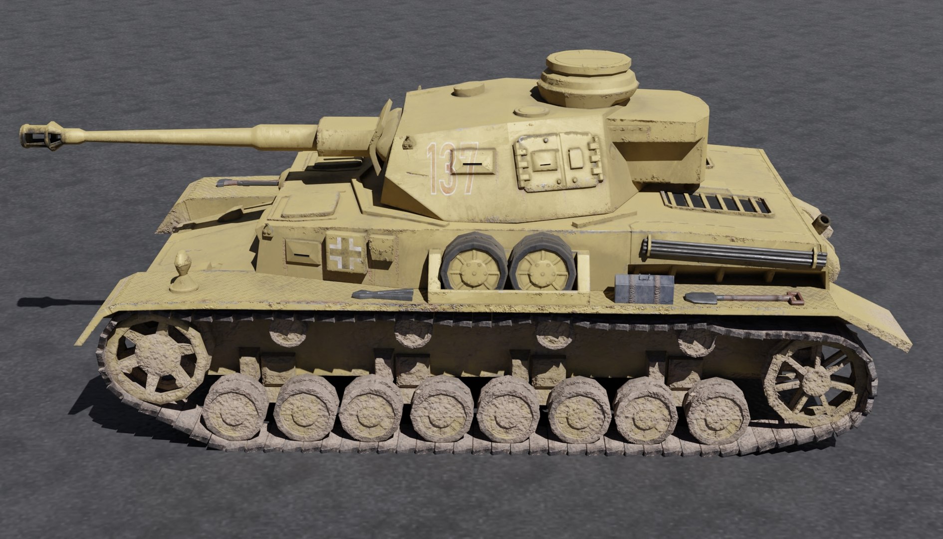 3D model panzer iv german ww2 - TurboSquid 1611174