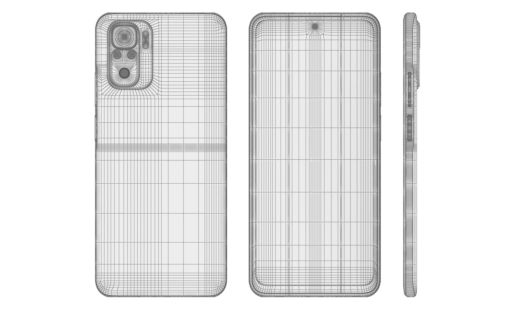 Xiaomi Poco M5s White 3D Model - TurboSquid 1966085