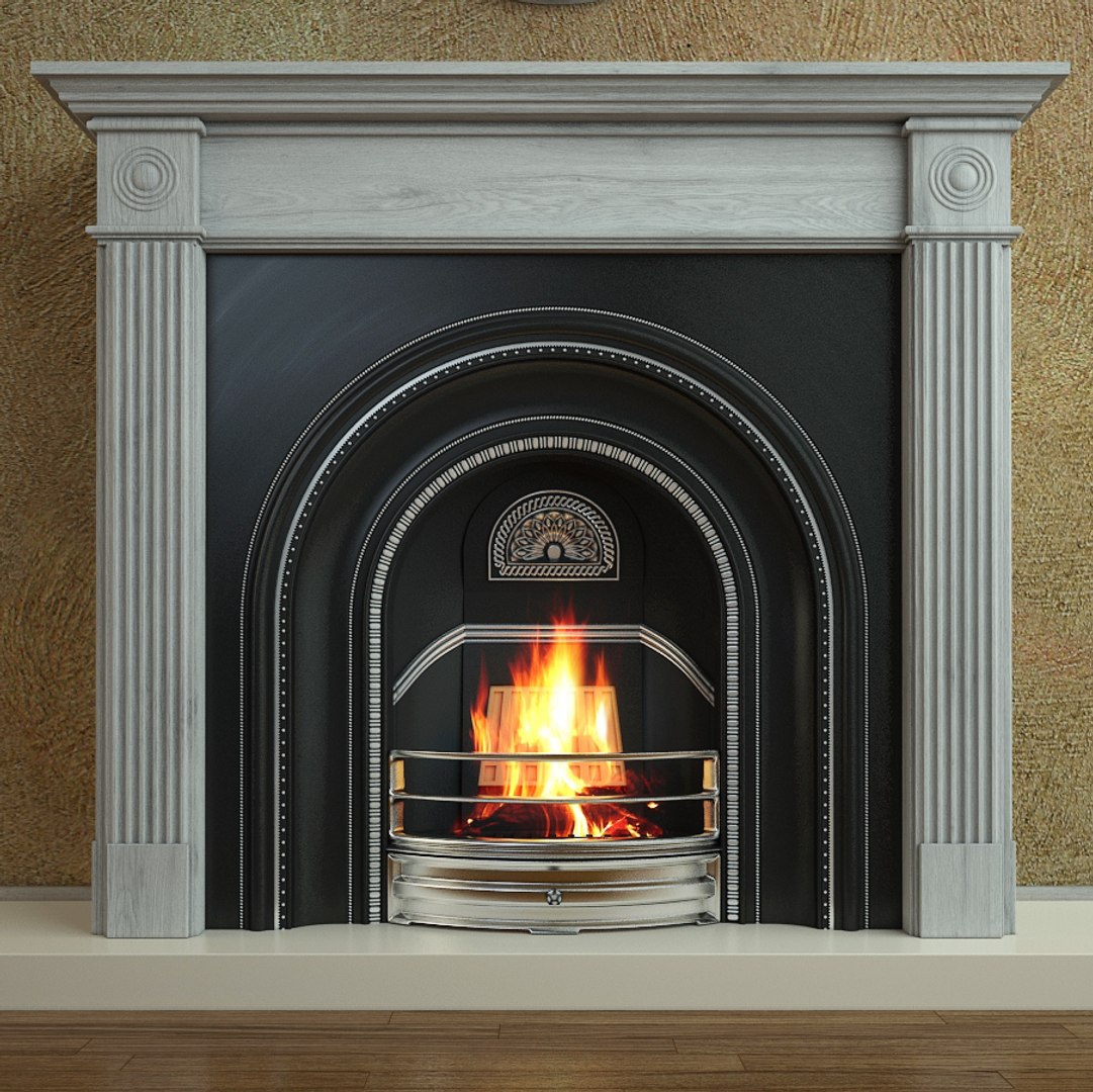 Fireplace Classical 3d Model