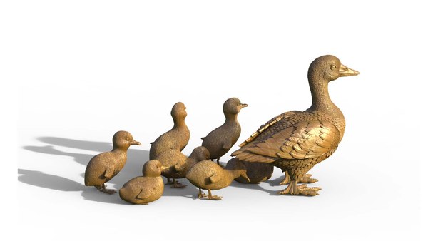 modelo 3d pato patito - TurboSquid 2149262