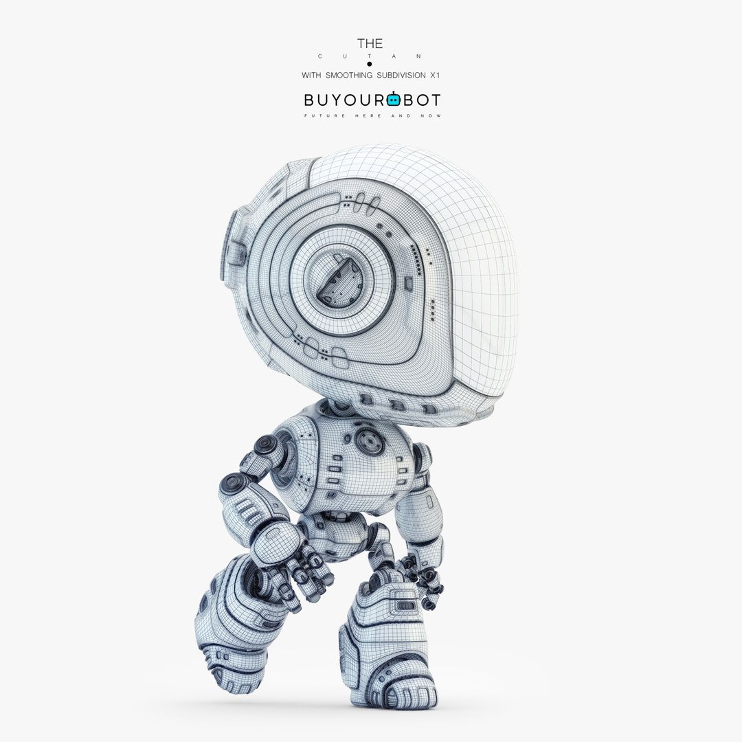 3D Fun Bot Digital Toy - TurboSquid 1473933