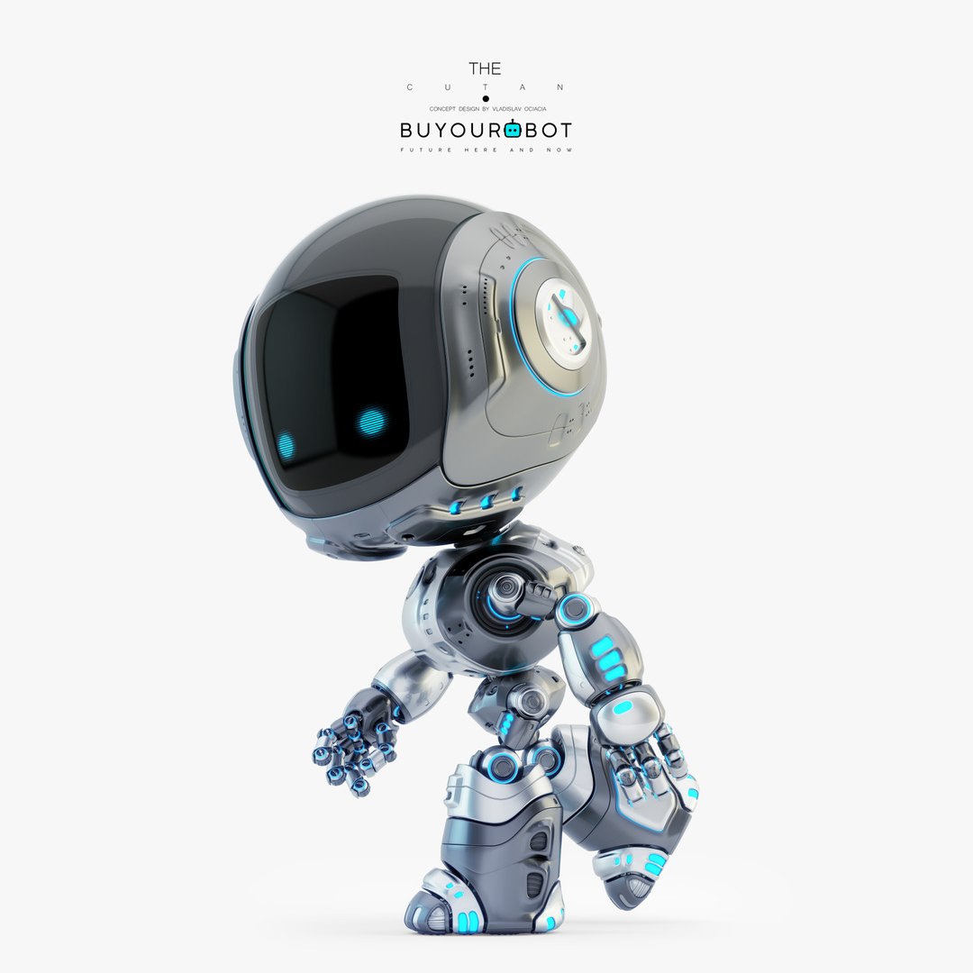 3D Fun Bot Digital Toy - TurboSquid 1473933