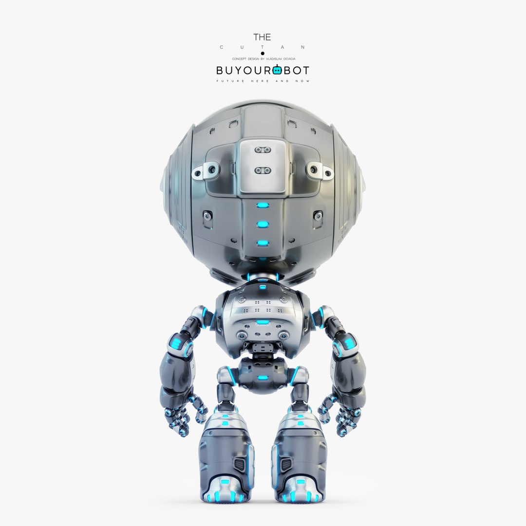 3D Fun Bot Digital Toy - TurboSquid 1473933